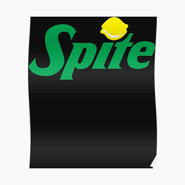 "Spite logo" Poster for Sale by TroyVoldseth | Redbubble