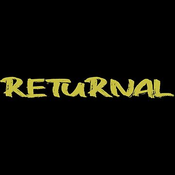 "Game Returnal logo " Art Board Print for Sale by KelseyPatel | Redbubble