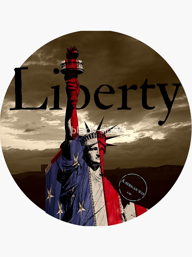 "ladY freedoM I misS yoU" Sticker for Sale by blacK-slotH | Redbubble