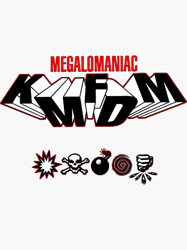 "Kmfdm" Sticker for Sale by CrystalWinkle | Redbubble