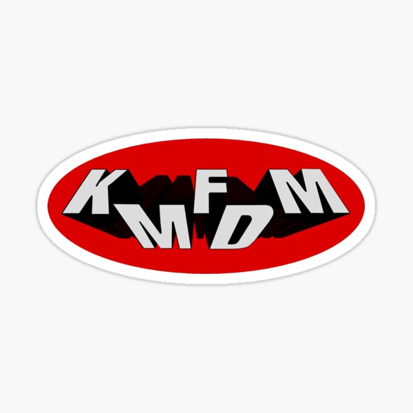 "Kmfdm logo" Sticker for Sale by CrystalWinkle | Redbubble