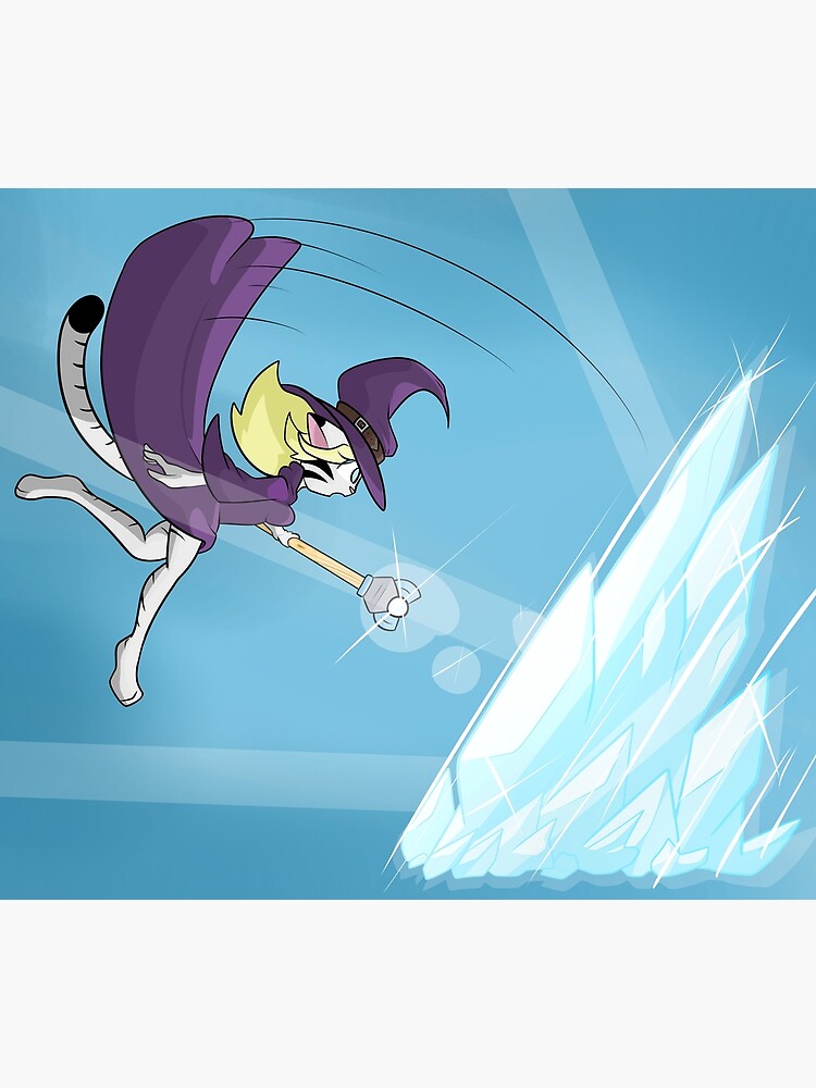 "Settia and her Ice Staff" Poster for Sale by Razzamatter | Redbubble