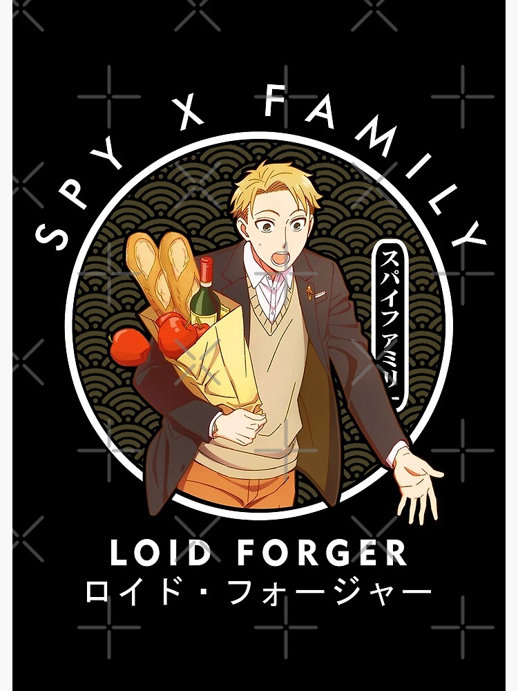 "SPY X FAMILY - LOID FORGER" Poster for Sale by TRIANGLEDOWN | Redbubble