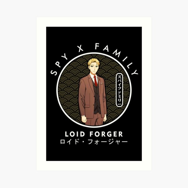 "SPY X FAMILY - LOID FORGER" Art Print for Sale by TRIANGLEDOWN | Redbubble