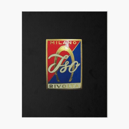 "Iso Rivolta Car Company Logo " Art Board Print by JoshuaAnders | Redbubble