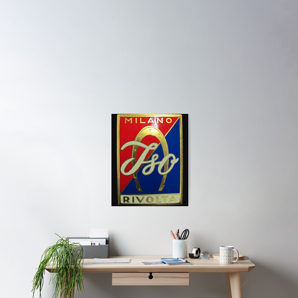 "Iso Rivolta Car Company Logo " Poster for Sale by JoshuaAnders | Redbubble