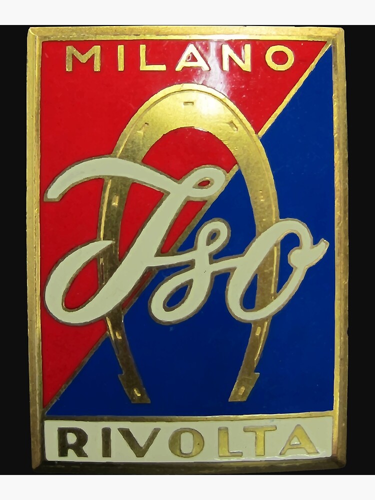 "Iso Rivolta Car Company Logo " Poster for Sale by JoshuaAnders | Redbubble