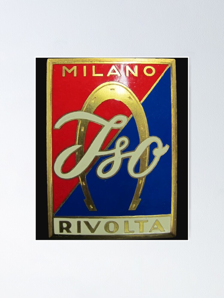 "Iso Rivolta Car Company Logo " Poster for Sale by JoshuaAnders | Redbubble