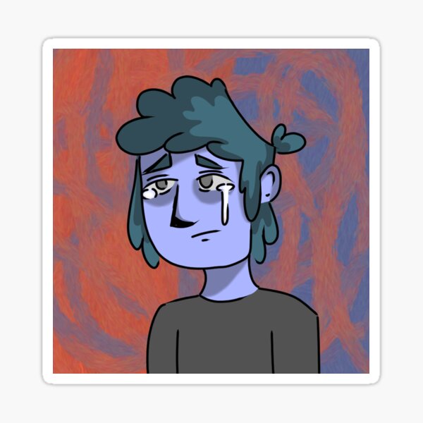 "Sadness" Sticker for Sale by LemonBeeDesigns | Redbubble