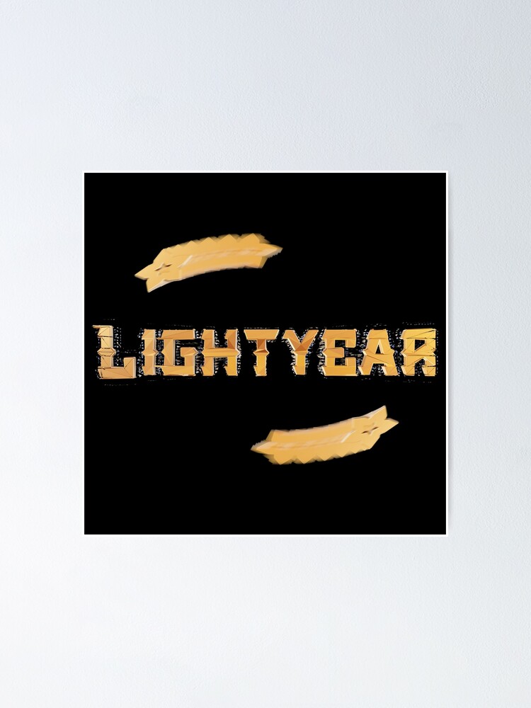 "Lightyear Yellow Aesthetic Text" Poster for Sale by CGShirts | Redbubble