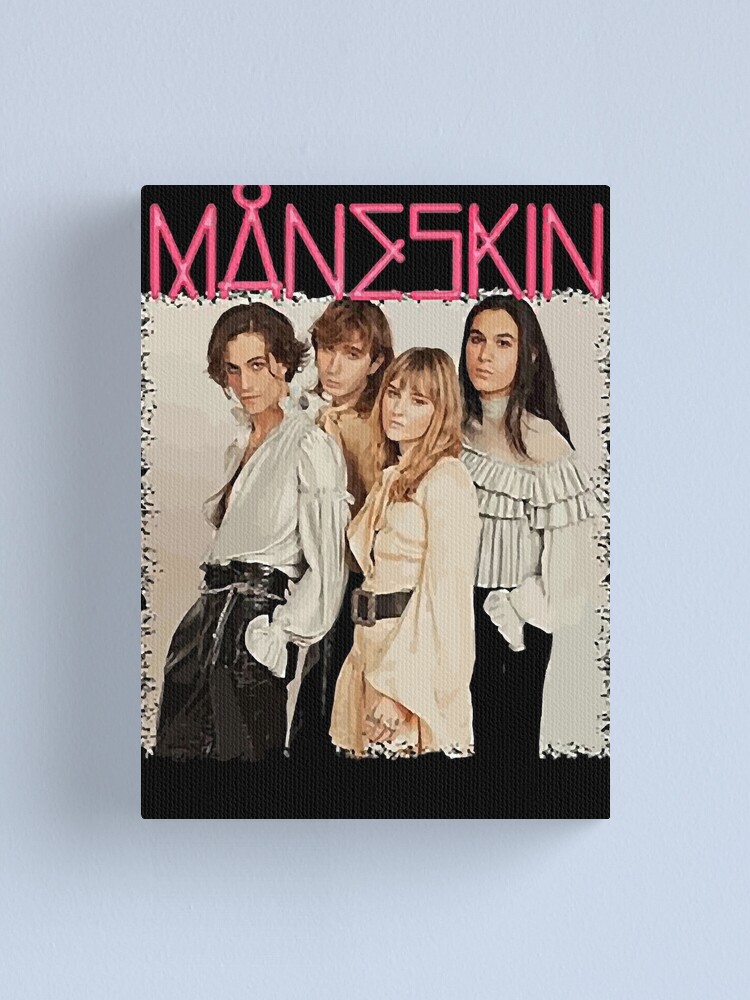 "The Official Merchandise of Måneskin - Maneskin" Canvas Print for Sale ...