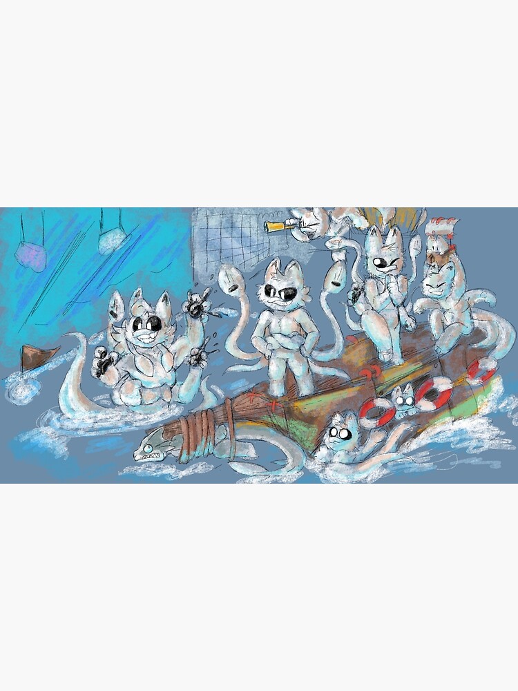 "Changed Squid Dog Boat" Art Print for Sale by FearwithaB | Redbubble