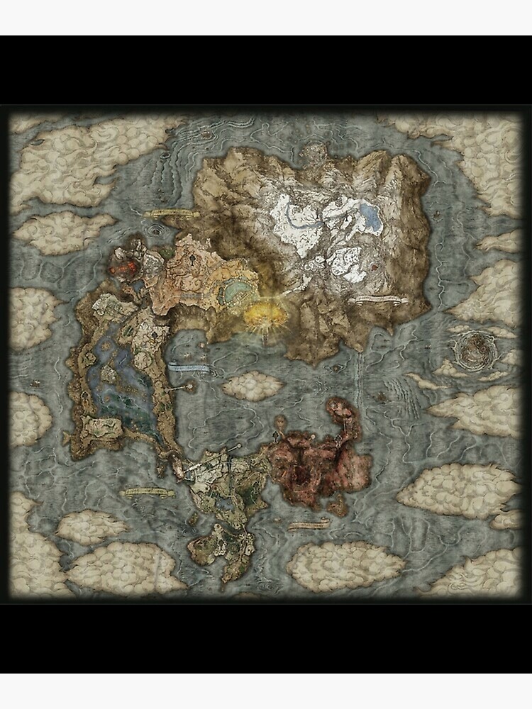 "Elden Ring map Hi-res" Canvas Print for Sale by SaitouSakai | Redbubble