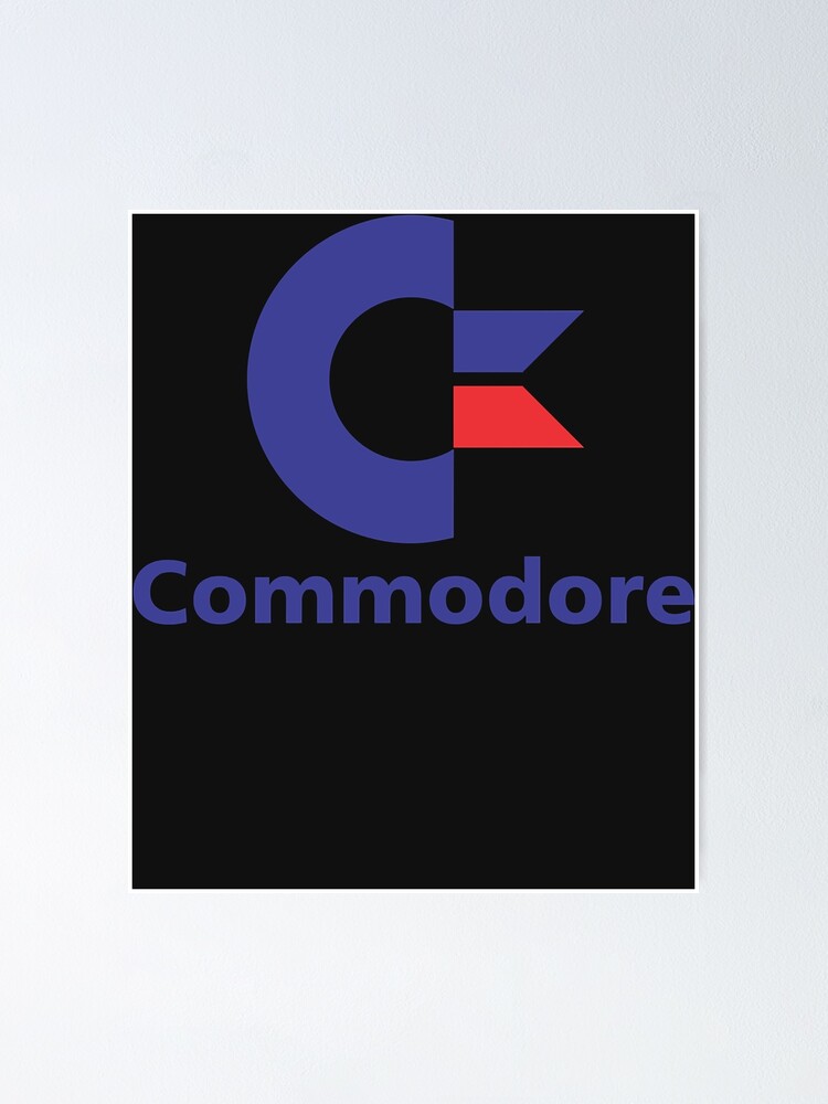 "Commodore logo" Poster for Sale by RowshanaraAlam | Redbubble
