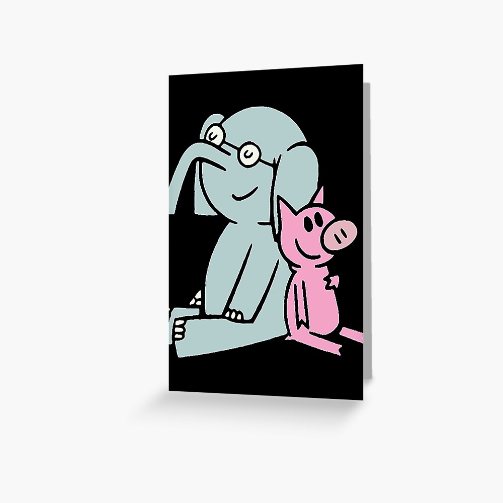 "Elephant and Piggie. Gerald and Piggie. Anime transparent sticker, mo ...