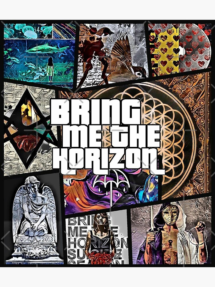 "BMTH COLLAGE" Poster for Sale by ukbabyshop | Redbubble