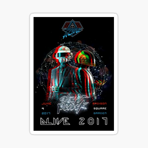 "Classic daft punk" Sticker for Sale by Jacksonup017 | Redbubble