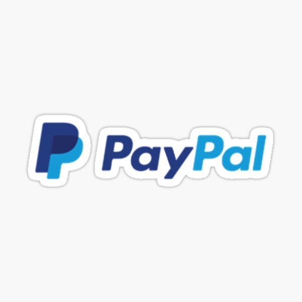 "Paypal logo" Sticker for Sale by ShellyFlores | Redbubble