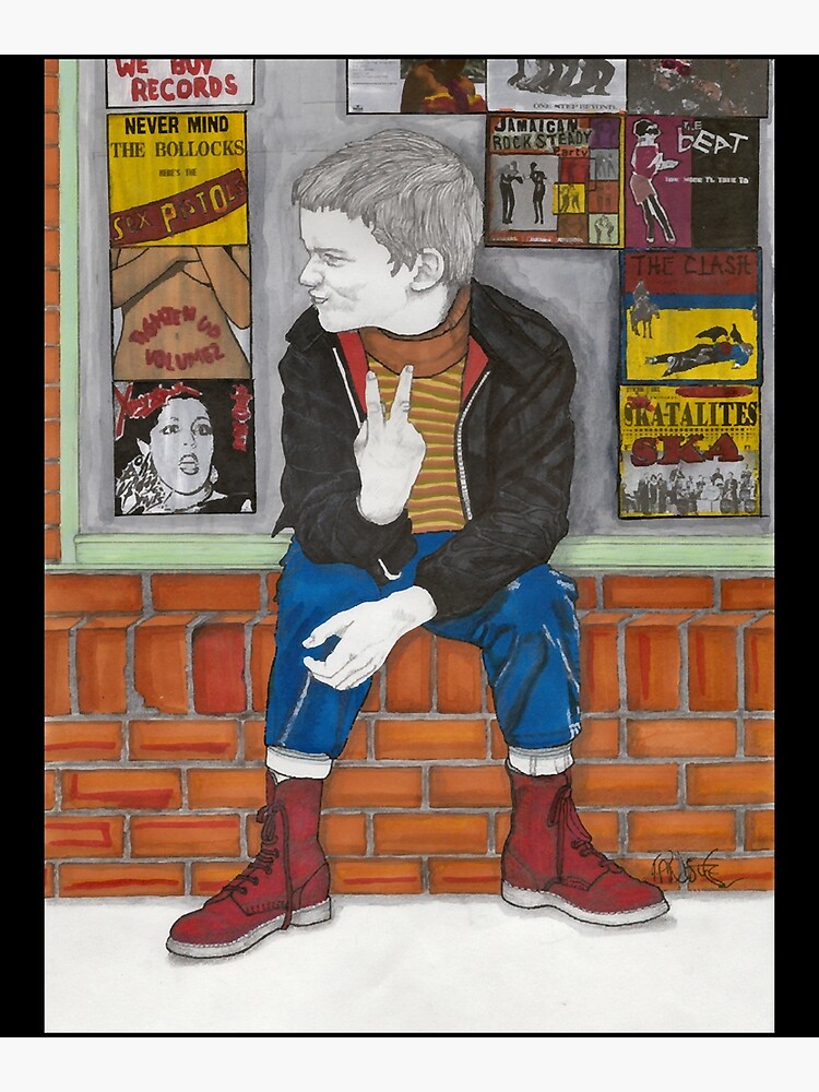 "Little Skinhead " Poster for Sale by digitalsafarix | Redbubble
