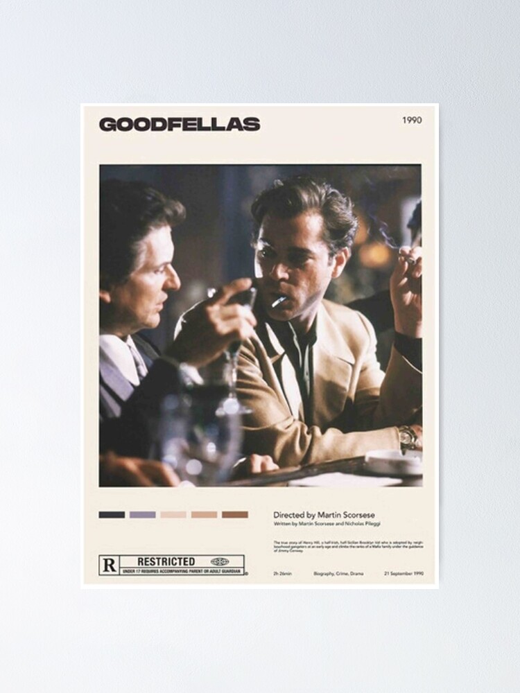 "Goodfellas Poster" Poster for Sale by MichaelFogle | Redbubble