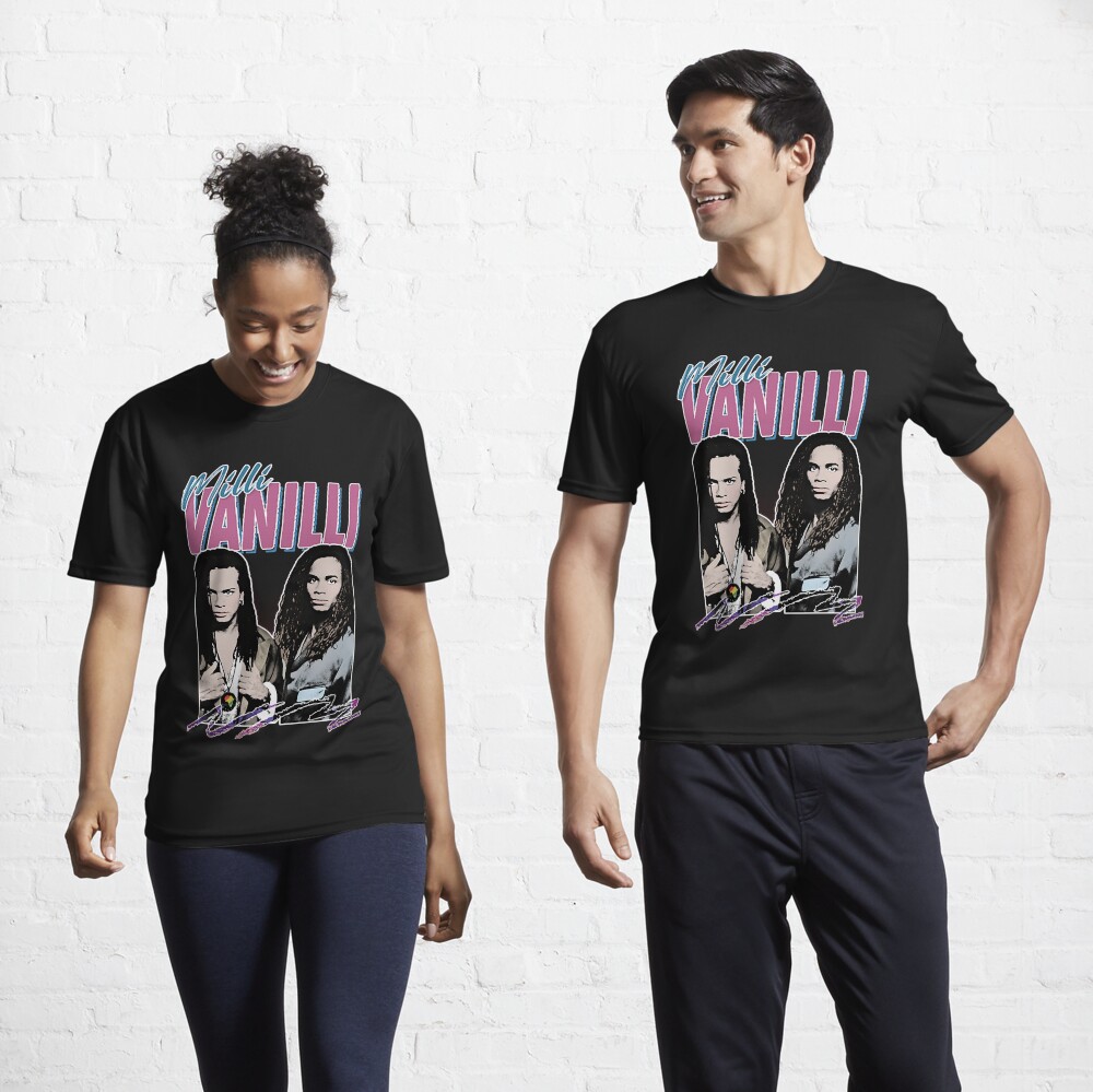 "Milli Vanilli T-ShirtMilli Vanilli - 80's Fanart Aesthetic Design ...