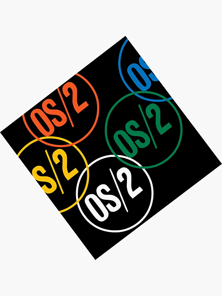 "Ibm os logo" Sticker for Sale by GeorgeRamos | Redbubble