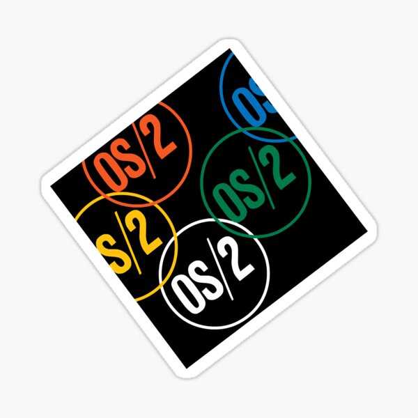 "Ibm os logo" Sticker for Sale by GeorgeRamos | Redbubble