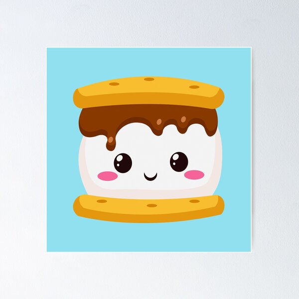 "Cute Smore" Poster for Sale by cutieotter | Redbubble
