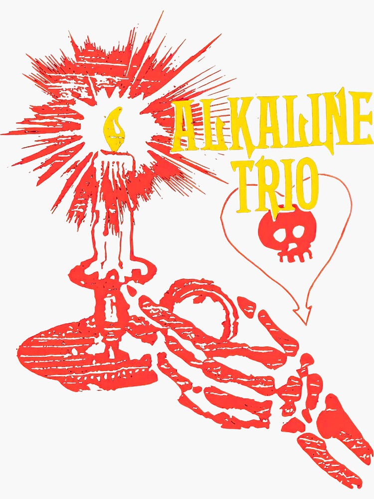 "Alkaline Trio Merch" Sticker for Sale by JudahCassin | Redbubble