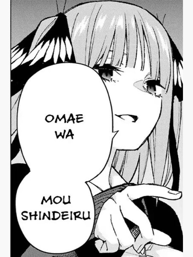 "Nino Nakano 5Toubun no Hanayome Quintessential Quintuplets Meme ...