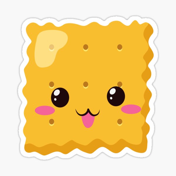 "Graham Crackers for Smores" Sticker for Sale by cutieotter | Redbubble