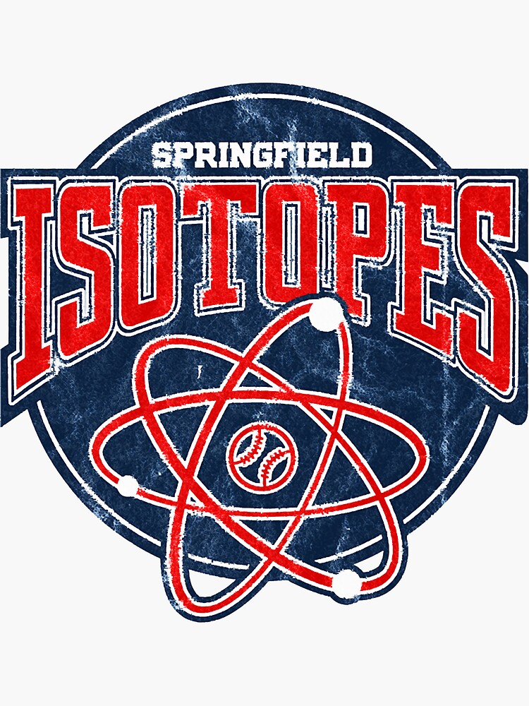 "Springfield Isotopes Baseball Logo " Sticker for Sale by DebraCantrel ...