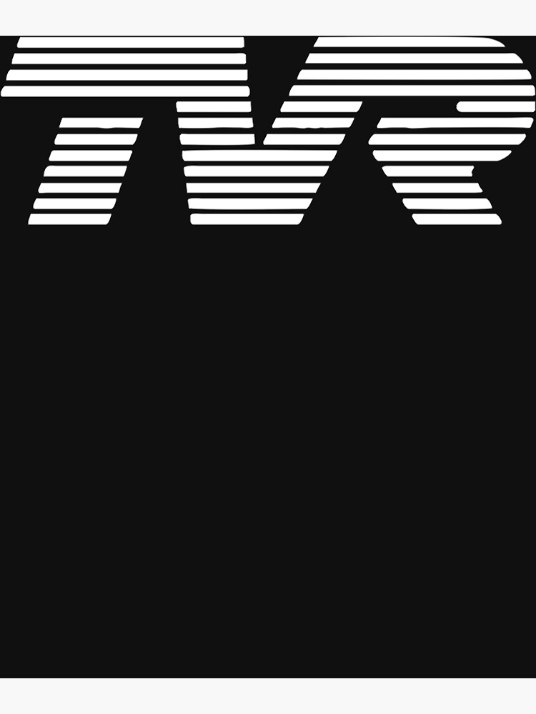 "Tvr logo" Poster for Sale by RichardLanglois | Redbubble