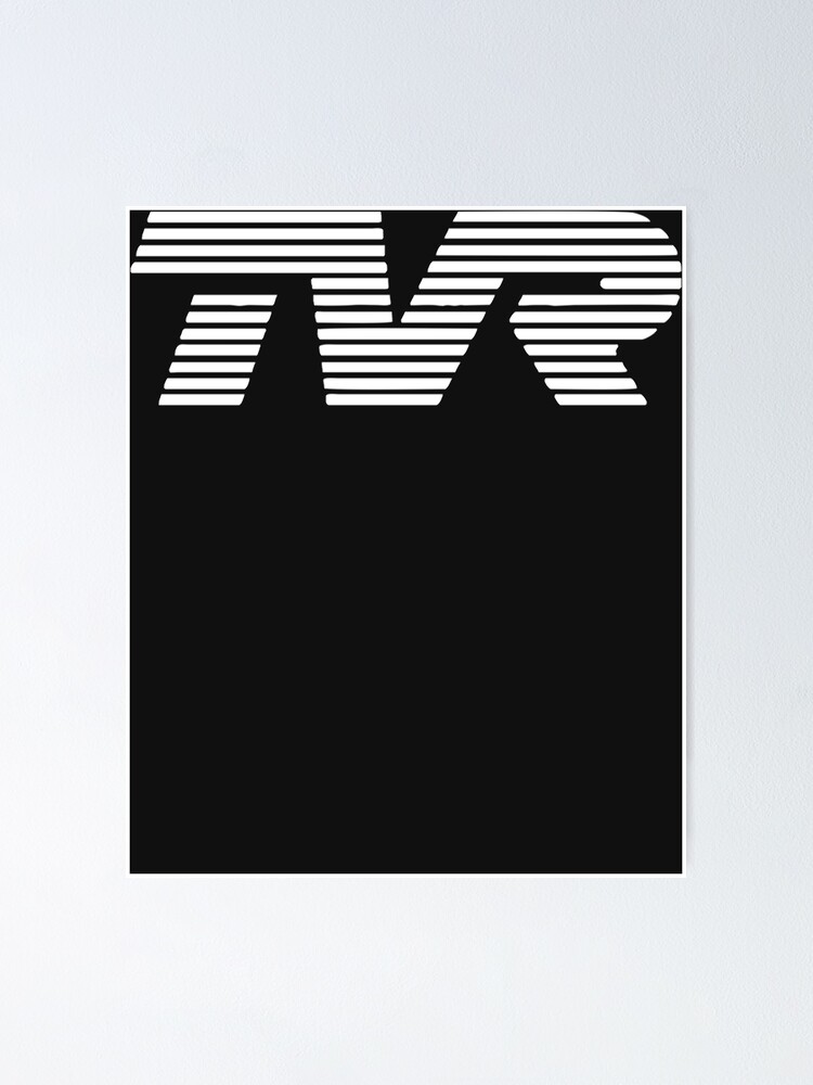 "Tvr logo" Poster for Sale by RichardLanglois | Redbubble