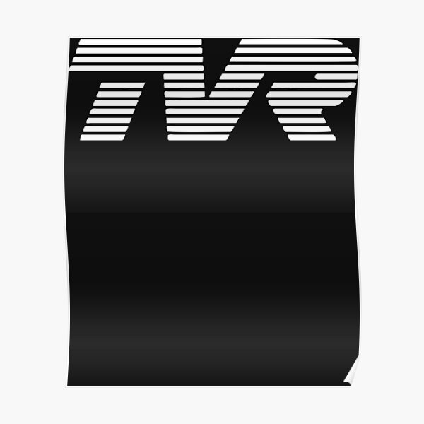 "Tvr logo" Poster for Sale by RichardLanglois | Redbubble