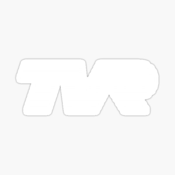 "Tvr logo" Sticker for Sale by RichardLanglois | Redbubble