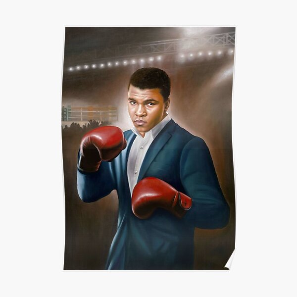 "Muh Ali Boxing Fan Art" Poster for Sale by Vidashcorp | Redbubble