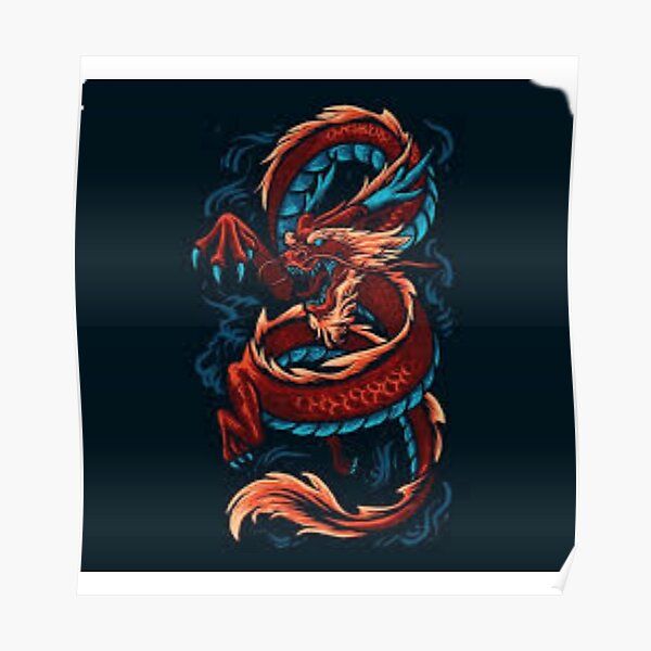 "Romanian dragon" Poster for Sale by Accura | Redbubble