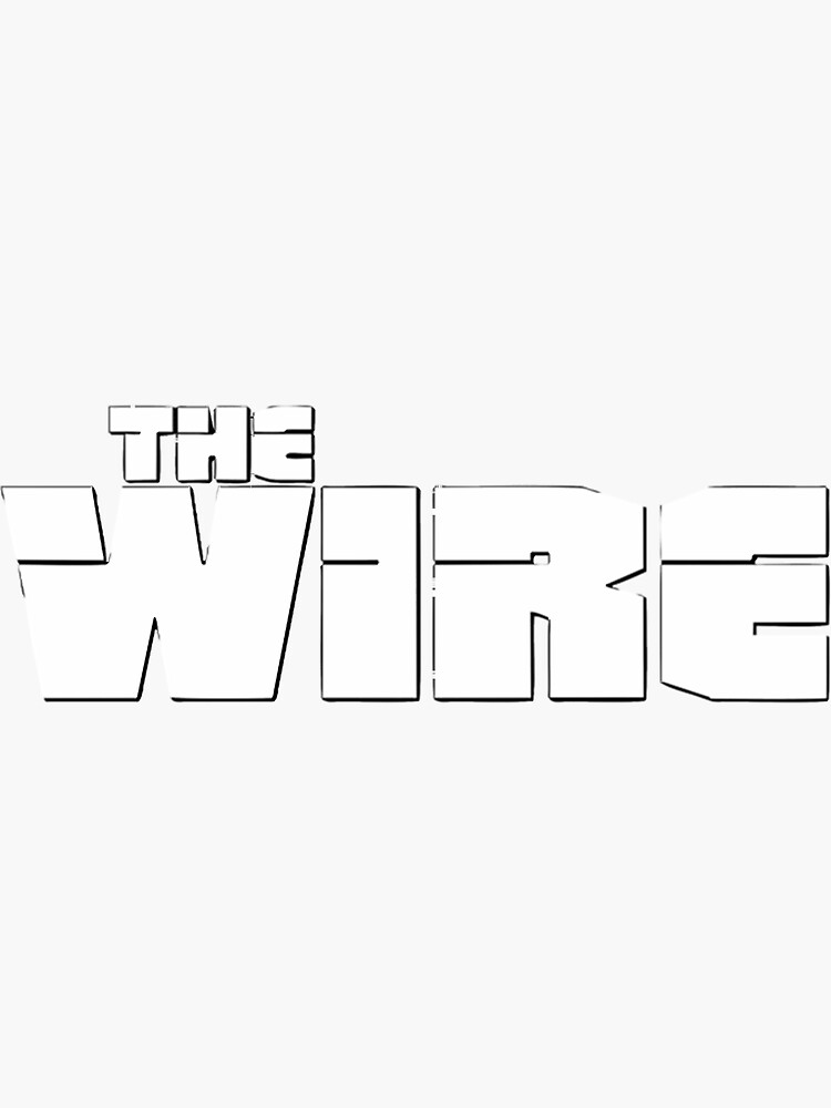 "Best seller the wire logo merchandise" Sticker for Sale by ...
