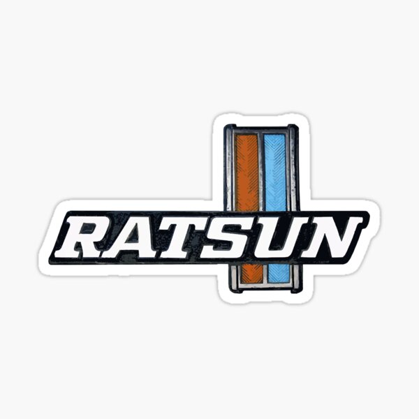 "Ratsun badge logo" Sticker for Sale by GeorgeRamos | Redbubble