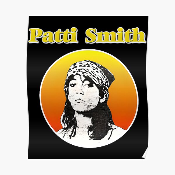 Patti Smith Patti Smith Retro Punk Rock Poster For Sale By Richardlins Redbubble