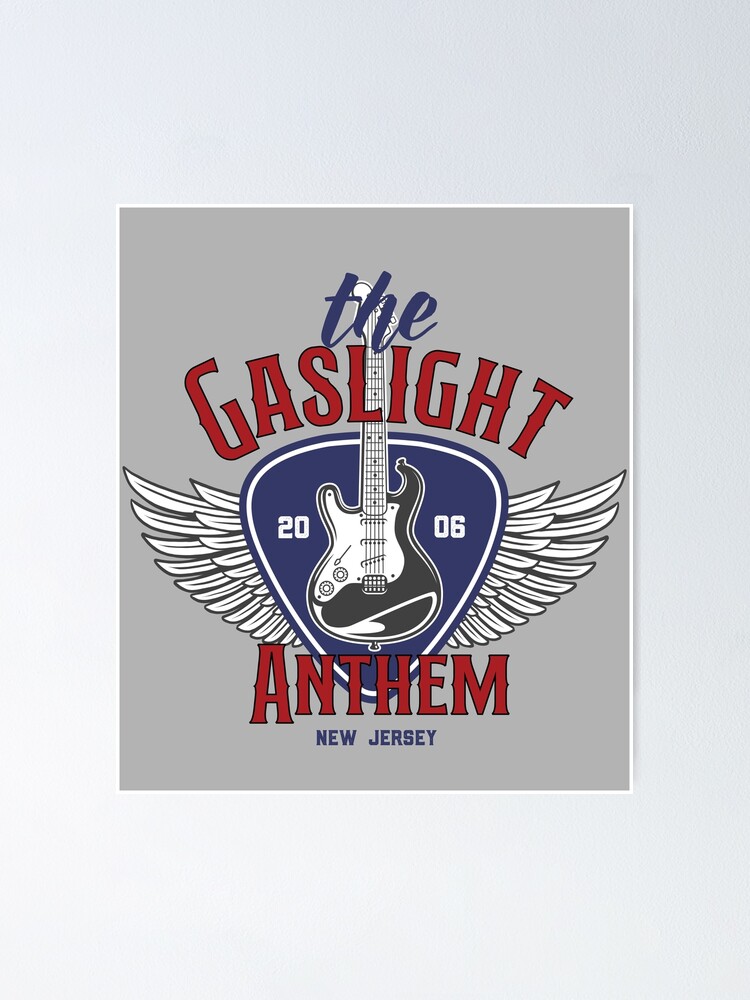 "The Gaslight Anthem - pick and wings graphic. Original illustration ...