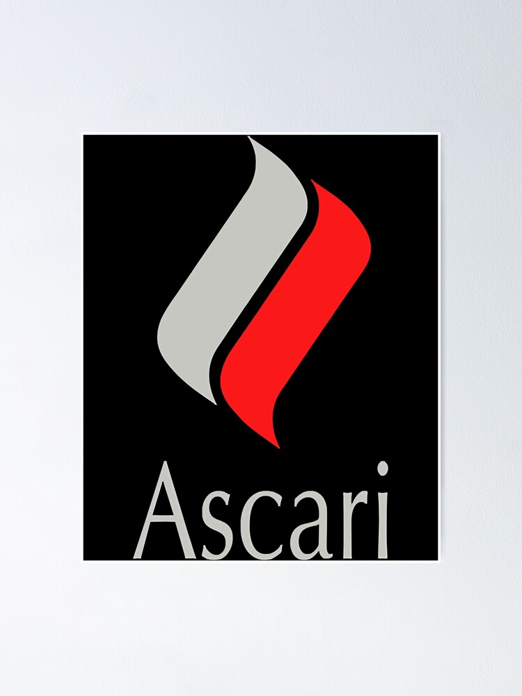 "Sale ascari car logo " Poster for Sale by JamesCash1 | Redbubble