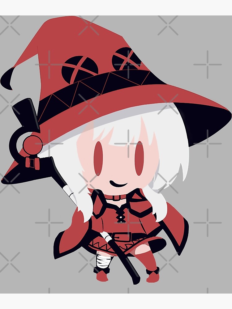 Lámina fotográfica «KonoSuba Megumin Helltaker Crossover Mis personas ...