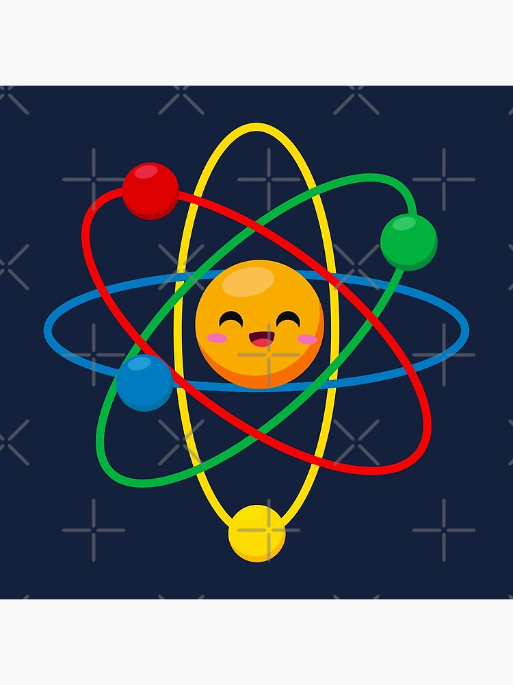 "Happy Atom " Poster for Sale by cutieotter | Redbubble