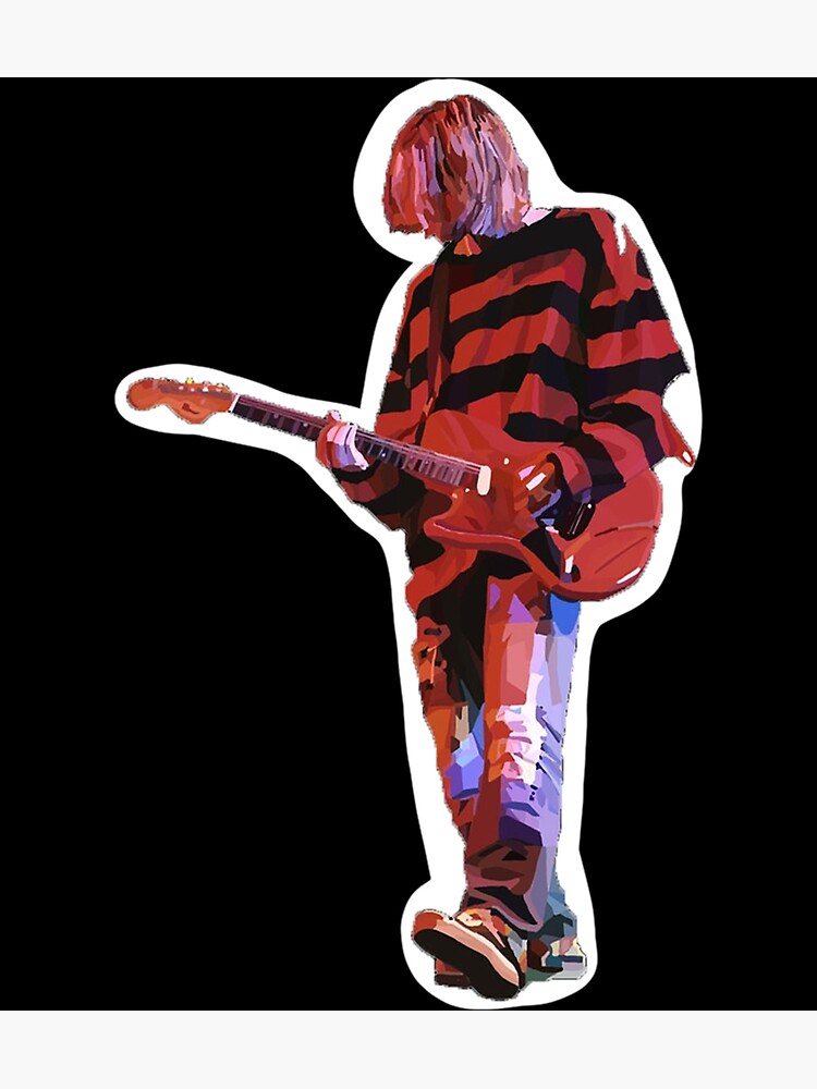 "Kurt Cobain Sticker; Nevermind; Cobain; Kurt; Grunge; Band Sticker ...