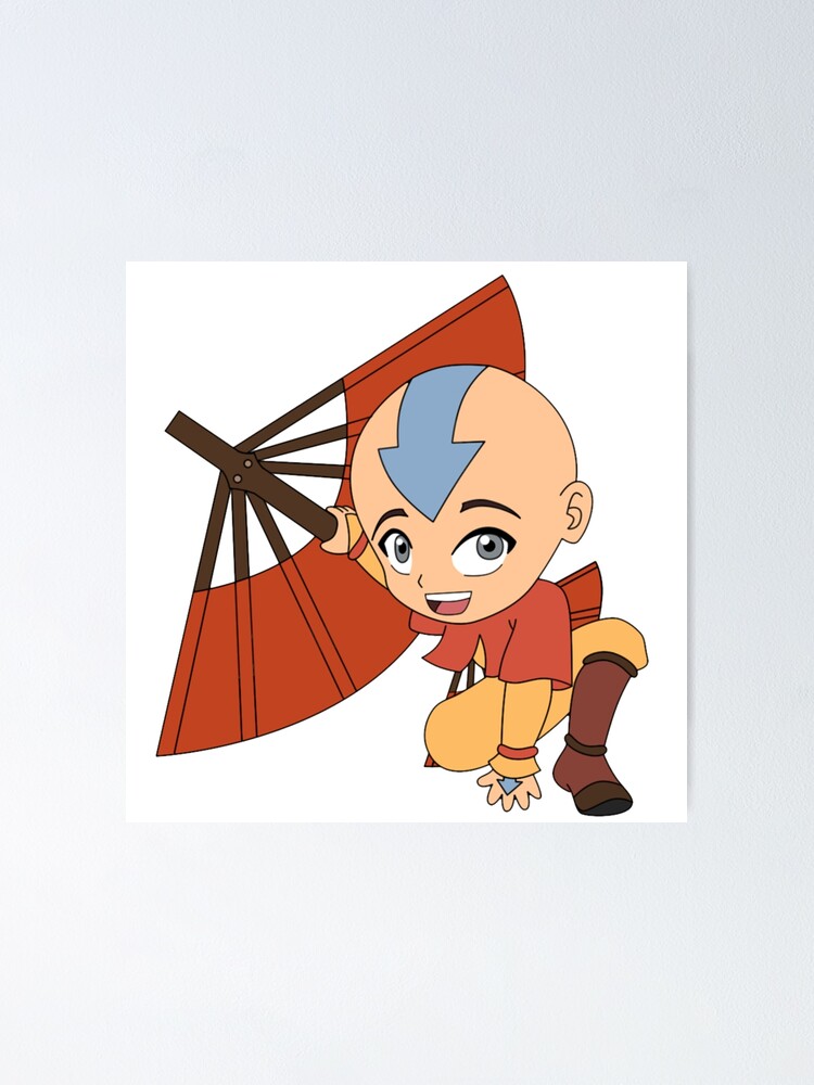 "avatar aang" Poster for Sale by Design-Busuk | Redbubble
