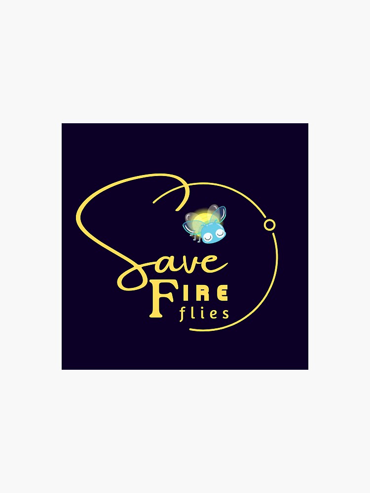 "Project Save Fire Flies" Sticker for Sale by Dulanjana | Redbubble