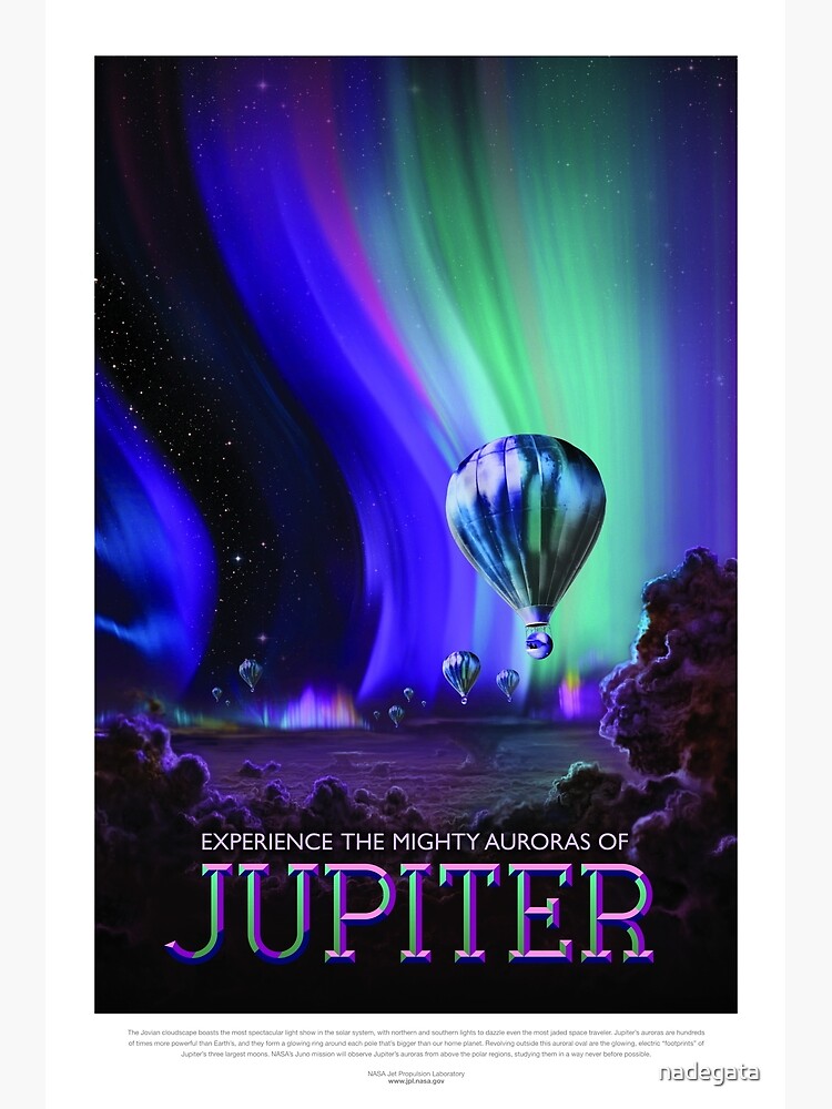 "NASA Space Tourism Posters: Jupiter" Poster for Sale by nadegata ...