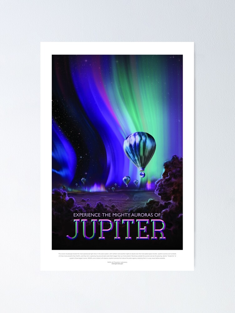"NASA Space Tourism Posters: Jupiter" Poster for Sale by nadegata ...